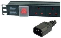 Dynamode 6 Way PDU Extension Lead- 13A Multi Plug Switched Power ...