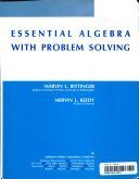 Buy Essential Algebra with Problem Solving Book Online at Low Prices in ...