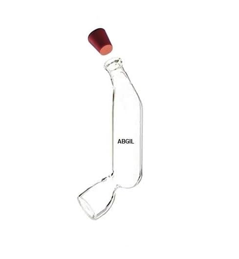 ABGIL BOROSILICATE GLASS MOJONNIER FAT EXTRACTION FLASK WITH RUBBER ...