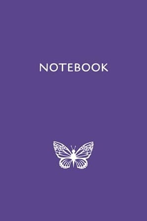 Notebook: Butterfly | College Lined Paper Journal Workbook for School ...
