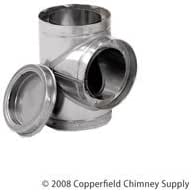 Chimney Selkirk Corporation 7SITS 7 Inch Supervent Tee Insulated with ...