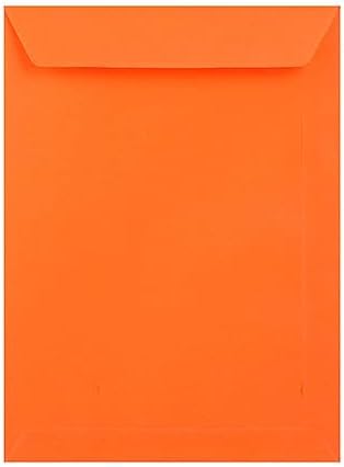 50 Orange C4 (to fit A4) Envelopes - 324mm x 229mm - Straight Pocket ...