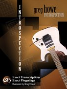 Greg Howe - Introspection Tablature: unknown author: Amazon.com: Books
