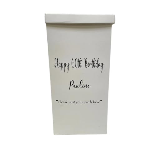 Personalised Birthday Card Post Box, Birthday Decorations : Amazon.co ...