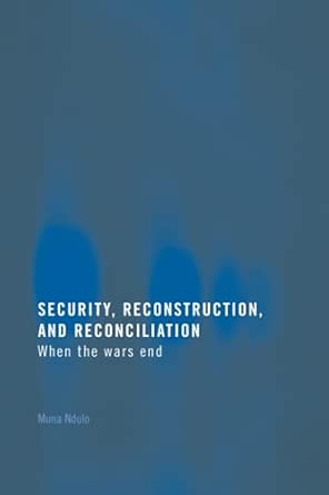 Amazon.com: Security, Reconstruction, and Reconciliation: 9781844721177 ...