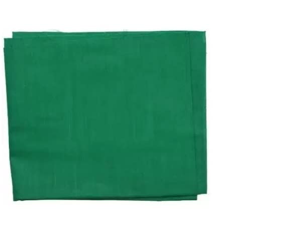 Green Color Pure Cotton Plain Cloth Special for Pooja Use Only I 1.25 ...