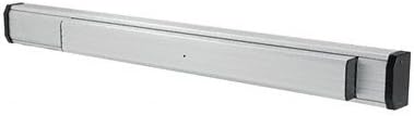 Satin Aluminum 36" Jackson 1285 Push Pad Concealed Vertical Rod Right ...