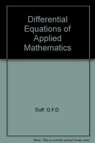 Buy Differential Equations of Applied Mathematics Book Online at Low ...