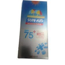 Sun-Aid Sunscreen Lotion SPF 75 with UVA/UVB 100gm : Amazon.in: Beauty
