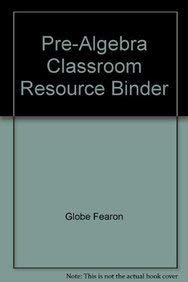 Amazon.com: Pre-Algebra Classroom Resource Binder: 9780835934572: Globe ...