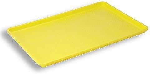 Amazon.com | Tigerchef 18" x 26" Yellow Plastic Rectangular Textured ...