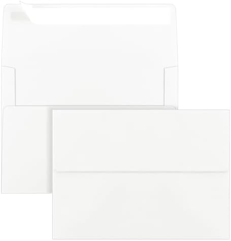 Amazon.com : 50 Pack 5x7 Envelopes for Invitations, A7 Envelopes White ...