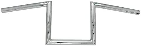 Chrome 8 inch Rise 1'' Drag Bar 25mm Handlebar Ape Hanger For Harley ...