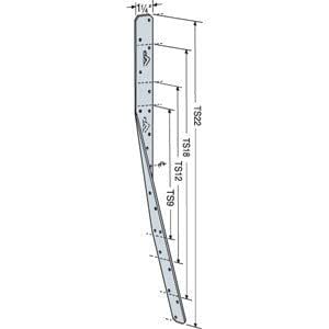 Simpson Strong Tie Simpson Strong Tie TS22 Twist Strap : Amazon.in ...