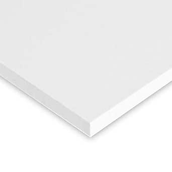 Amazon.com: 1/4" (6mm) x 24" x 36", PVC Expanded Plastic Sheet, White ...