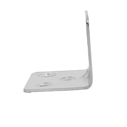 Aexit Supports à angle droit en acier inoxydable à 6 trous de 31 mm x ...