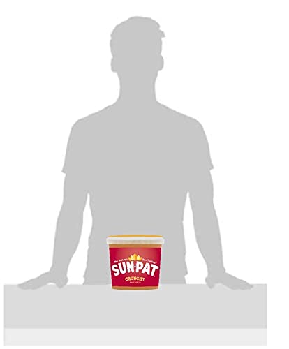 Sun-Pat Crunchy Peanut Butter, 1kg Catering Tub / 66 x 15g Servings ...