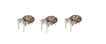 10pcs 200k Ohm Potentiometer Metal preset elcon : Amazon.in: Industrial ...