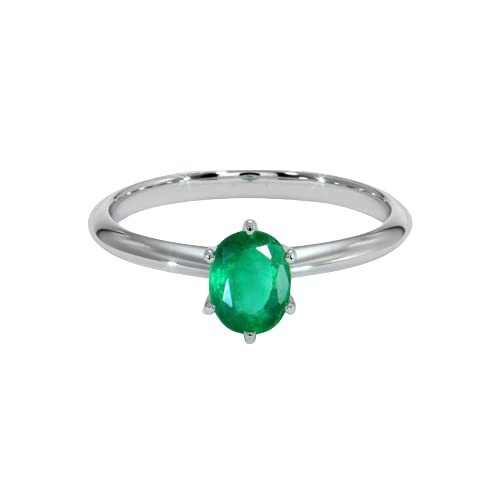 QUARA Gems Natural 5 Ratti Emerald Ring Original Certified Panna Ratan ...