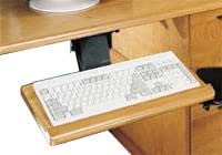 Amazon.com: Articulating Wood Keyboard Arm in Natural Cherry : Home ...