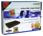 Amazon.com: Siemens SS2604 4-Port Ethernet DSL/Cable Router with Print ...
