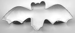 Amazon.com: Flying Bat Metal Cookie Cutter: Halloween Cookie Cutters ...