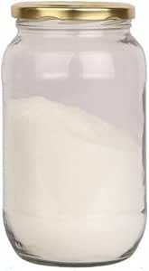 Buy Mkd2 Rise Glass Jar Container 1000ml, Set of 1 With Air Tight ...