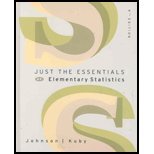 Just the Essentials of Elementary Statistics (9th, 05) by Johnson ...