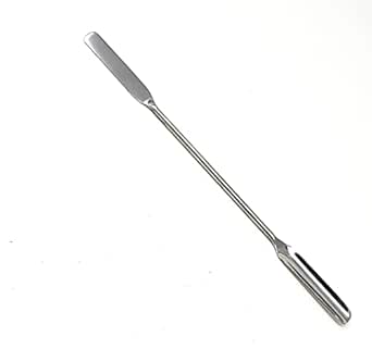 Amazon.com: Stainless Steel Double Ended Micro Lab Scoop Spoon Half ...