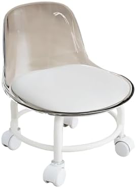 Amazon.com: ADCDAYE Low Rolling Stool-360°Swivel Rolling Chair with ...
