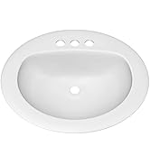 PROFLO PF5004 Lisbon Valley 20-1/4" Oval Vitreous China Pedestal ...