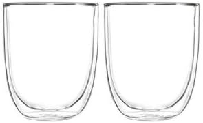 Amazon.com | Pyrex Double Wall 250ml 2-set PX-2DWG250-J: Tumblers ...