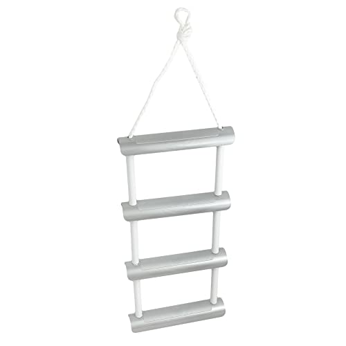 GATE14 Rope Ladder, Temporary boarding ladder with 4 Plastic Steps 106 ...