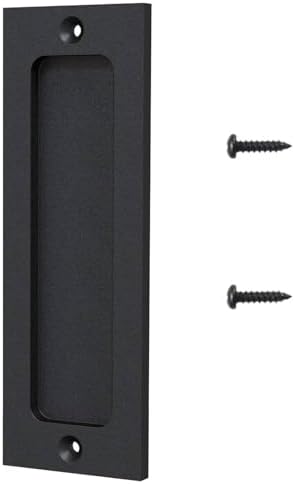 Ravinte 4 Pack Black Sliding Closet Door Handles Black Flush Pulls 4 ...
