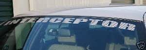Amazon.com - Police Interceptor Windshield Decal Sticker for Crown ...