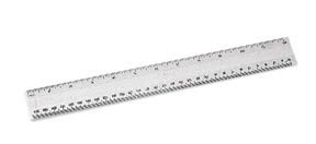 Learning Resources Transparent Rulers; Embossed with inch, metric ...