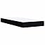 XHNIFBN Boxspringbett 120x200 Schwarz mit Matratze Topper verstellbarem ...