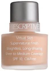 Prescriptives Virtual Skin Super Natural Finish Makeup Foundation 1oz ...