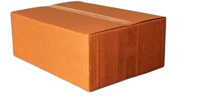 Packopedia Corrugated Cardboard Packaging Box- 6X4.5X3.5 Inches 3 Ply ...