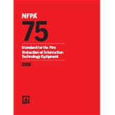 NFPA 75 2017 ed. Fire Protection of Information Technology Equipment ...
