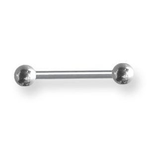 Amazon.com: Externally Threaded Stainless Steel 14 Gauge Barbell 5/32in ...