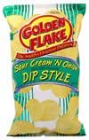 Amazon.com : Golden Flake Sour Cream & Onion Dip Style Potato Chips, 5 ...