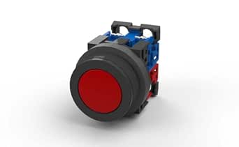 Amazon.co.jp: Fuji Electric AR30F0R-01R Push Button Switch (Red ...