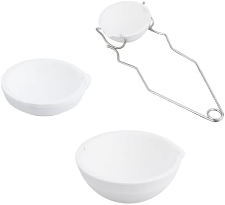 6pcs Crucible Kit, with 4pcs Small Quartz Crucible and 2pcs Crucible ...