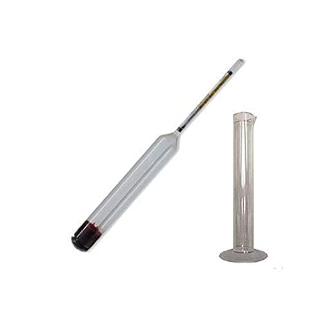 Buy DUA EXPORT Milk Lactometer with 100 ML Plastic Test Jar Cylinder ...