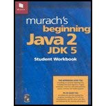 Murach's Beginning Java 2 JDK 5 : Student Workbook - With CD: unknown author: 9781890774332 ...