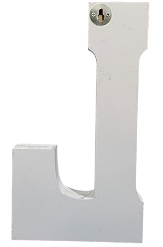 Snapklik.com : ABELOTS Large Wood Letter Distressed White Wash Alphabet ...