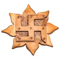Buy Ashta Vastu Chakra Brass Swastik Online at Low Prices in India ...
