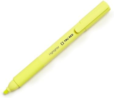 Amazon.com : STAPLES TRU RED Pocket Highlighter with Grip Chisel Tip ...