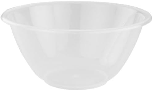 Hardys Clear Large Plastic Mixing Bowl - 25cm, 4 Litre - Non-Absorbent ...